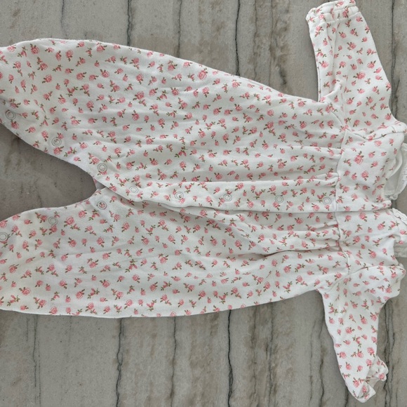 Chaps | One Pieces | Like New Chaps Pink Floral Onesie | Poshmark